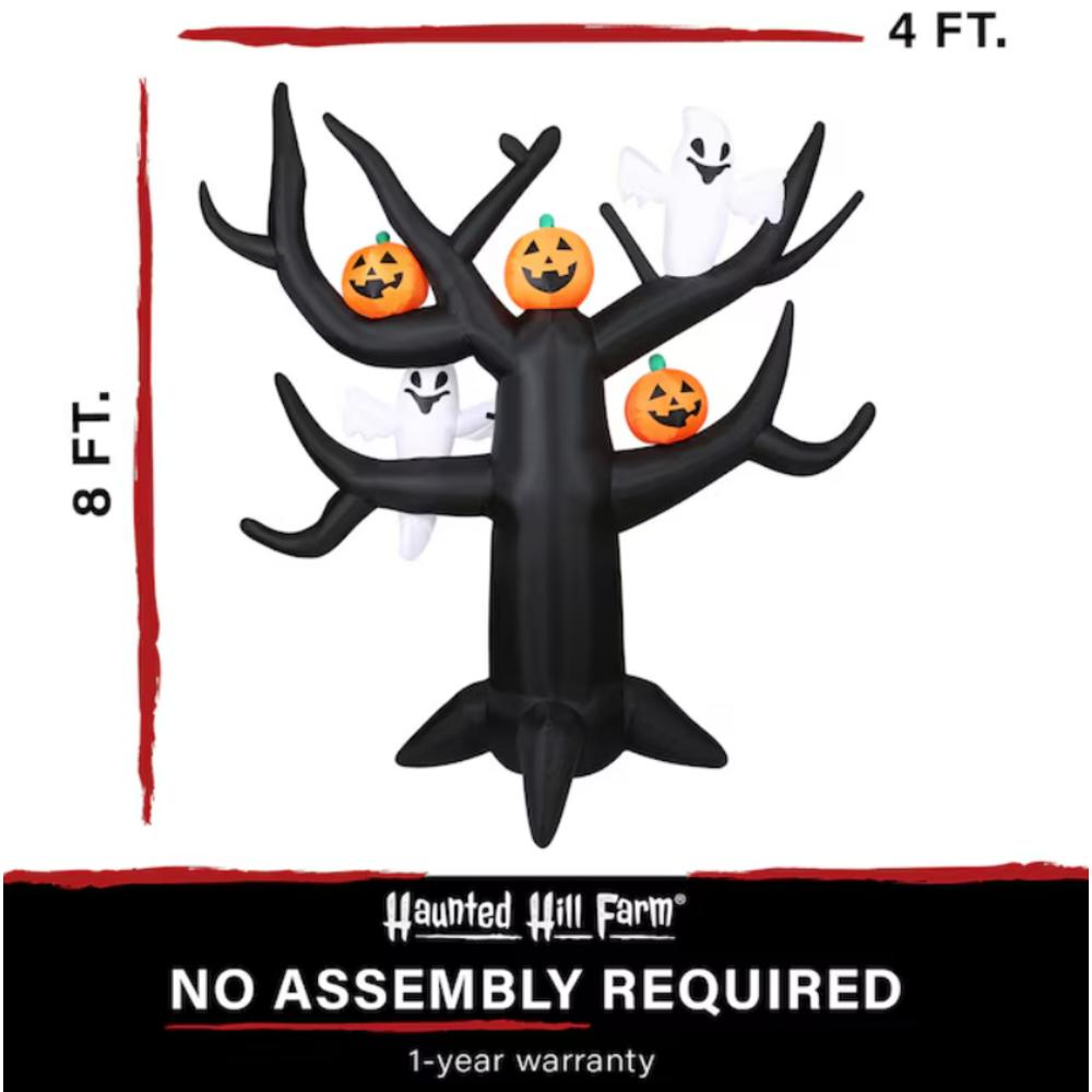Haunted Hill Farm 8-ft Lighted Tree Inflatable Item #5270489 | Model # ...