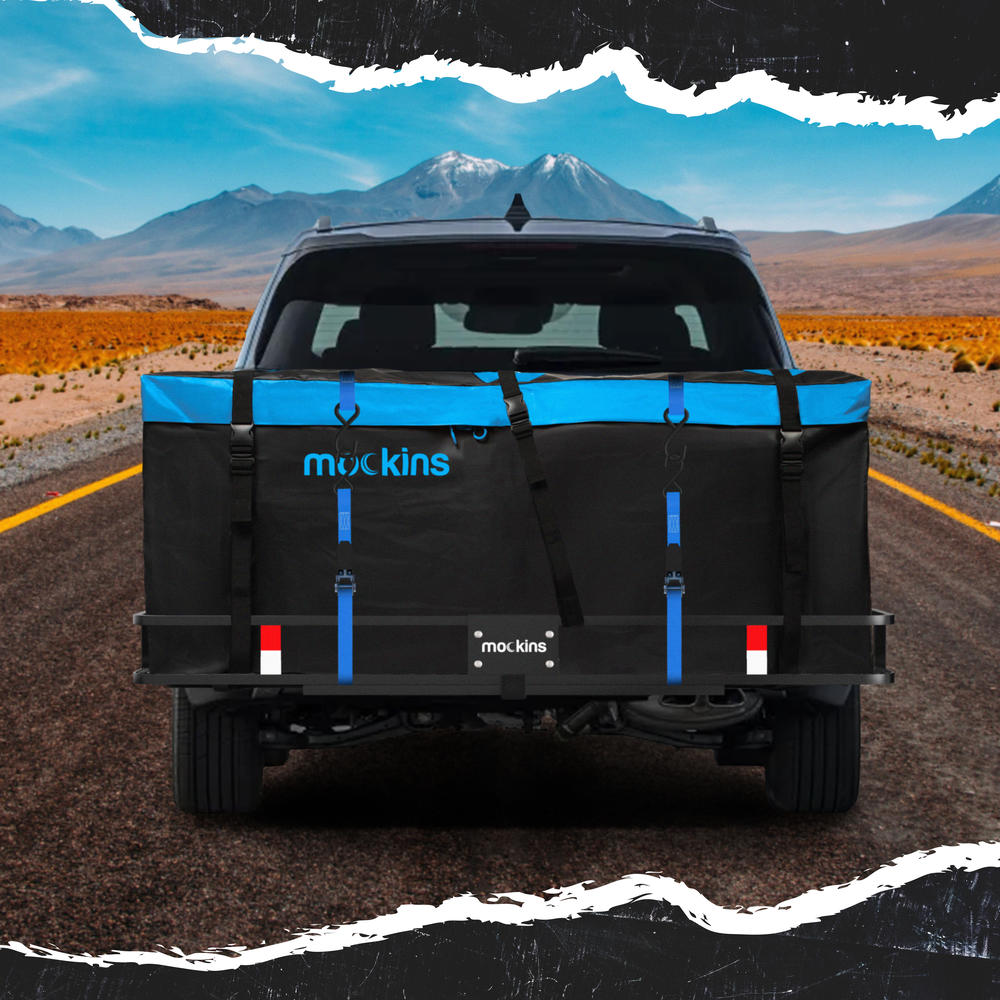 mockins 500lb Capacity Cargo Carrier 60"L x 20"W x 6"H with 16 Cu.Ft ...