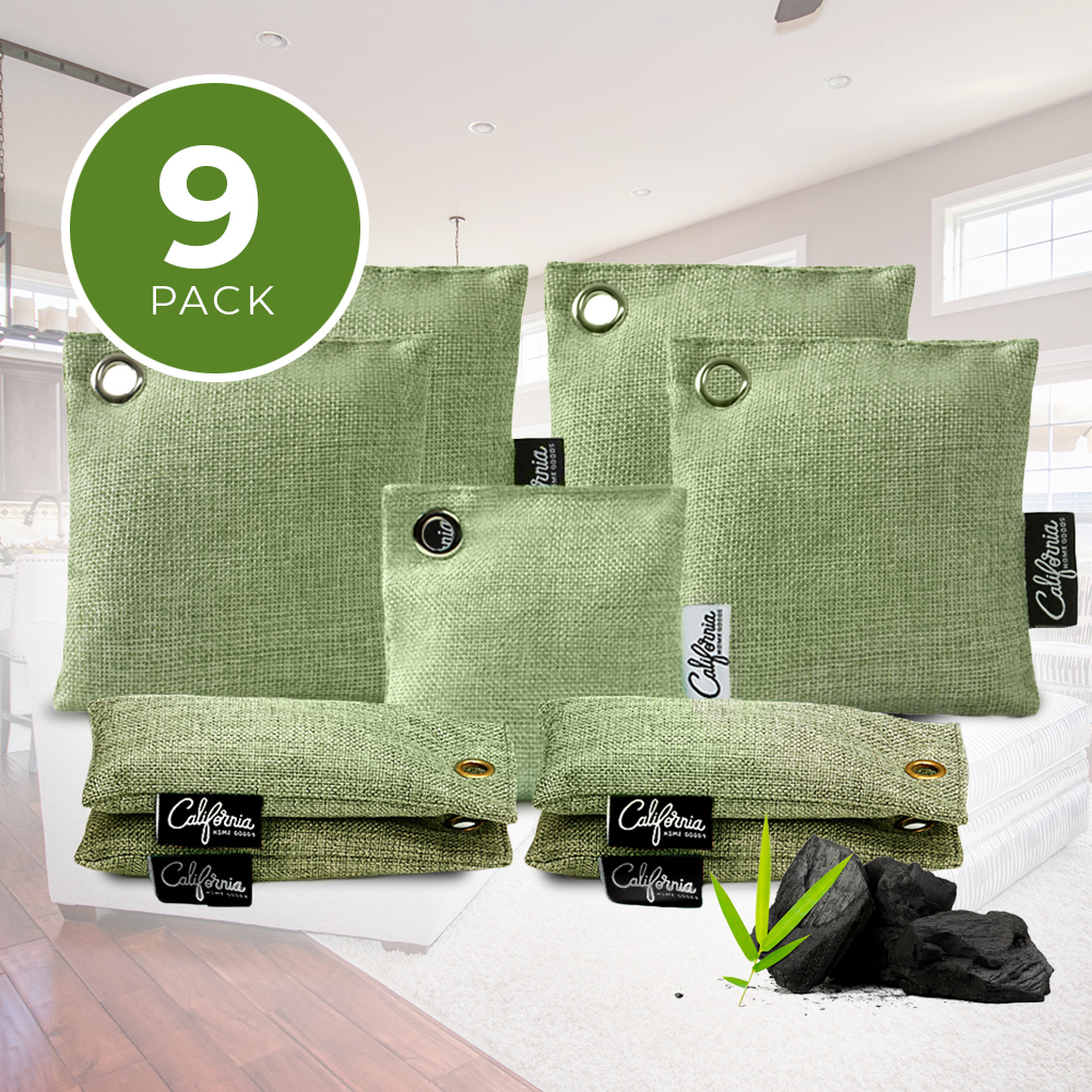 California Home Goods Activated Bamboo Charcoal Bags, Air Purifying ...