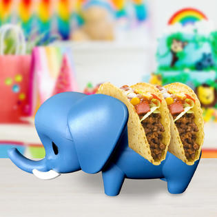 California Home Goods Elephant Taco Holder for Kids, Set of 2, Cute ...