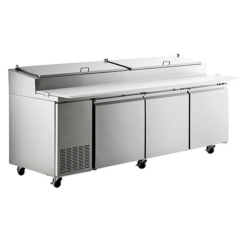 Cooler Depot 92 in. 24.2 cu. ft. Commercial Pizza Prep Table ...