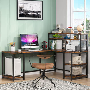Tribesigns 67 large computer desk store