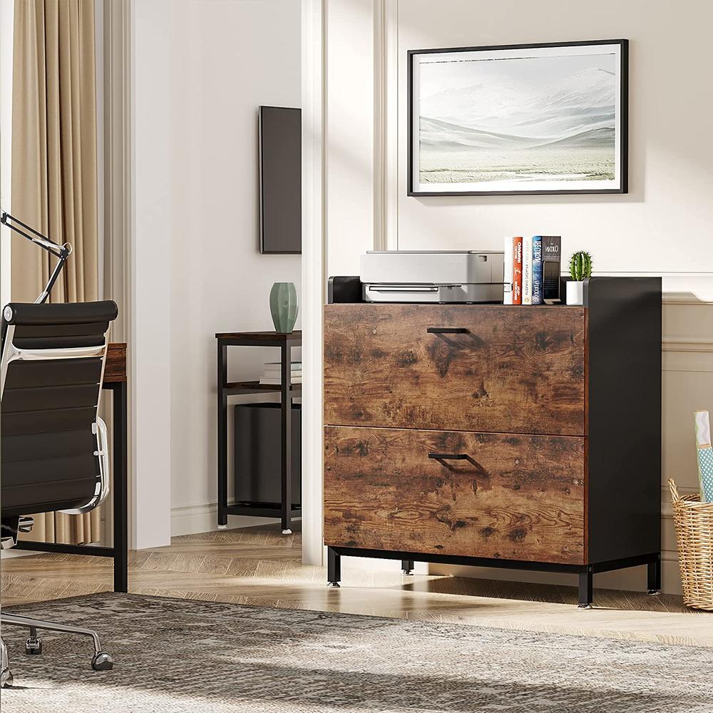 Tribesigns Lateral File Cabinets, 2 Drawer Filing Cabinets for Home Office