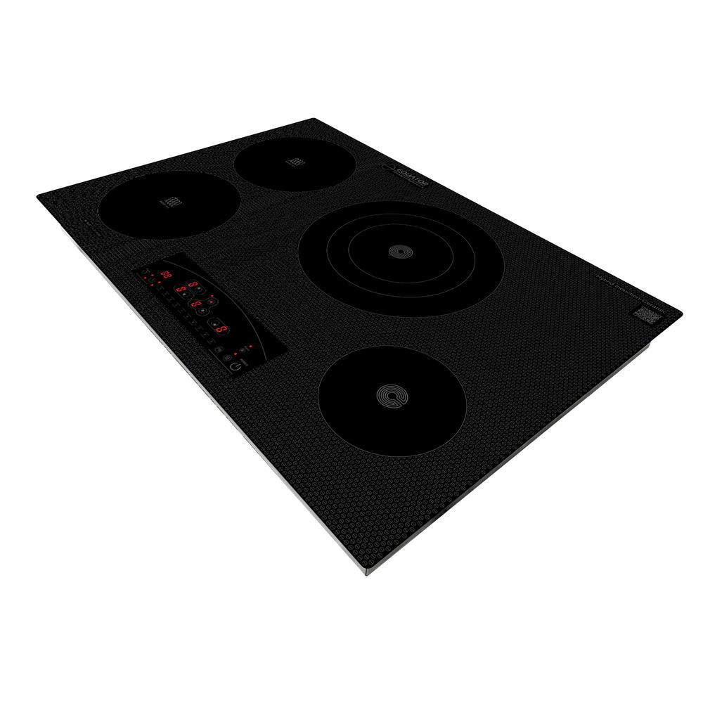 Equator 30" Electric Hybrid CERAMIC-INDUCTION 4 Burner Cooktop Equator ...