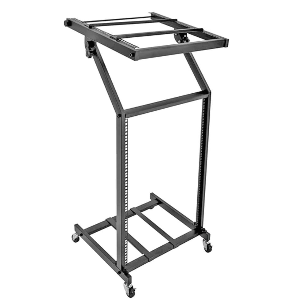 5 Core Portable Mixer Stand Adjustable Rack Mount Rolling Stage Cart ...