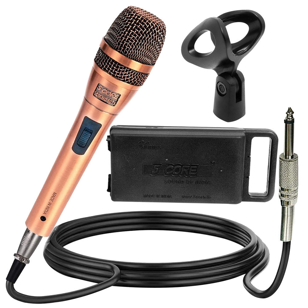 5 Core Microphone Pro Microfono Dynamic Mic XLR Audio Cardiod Vocal ...