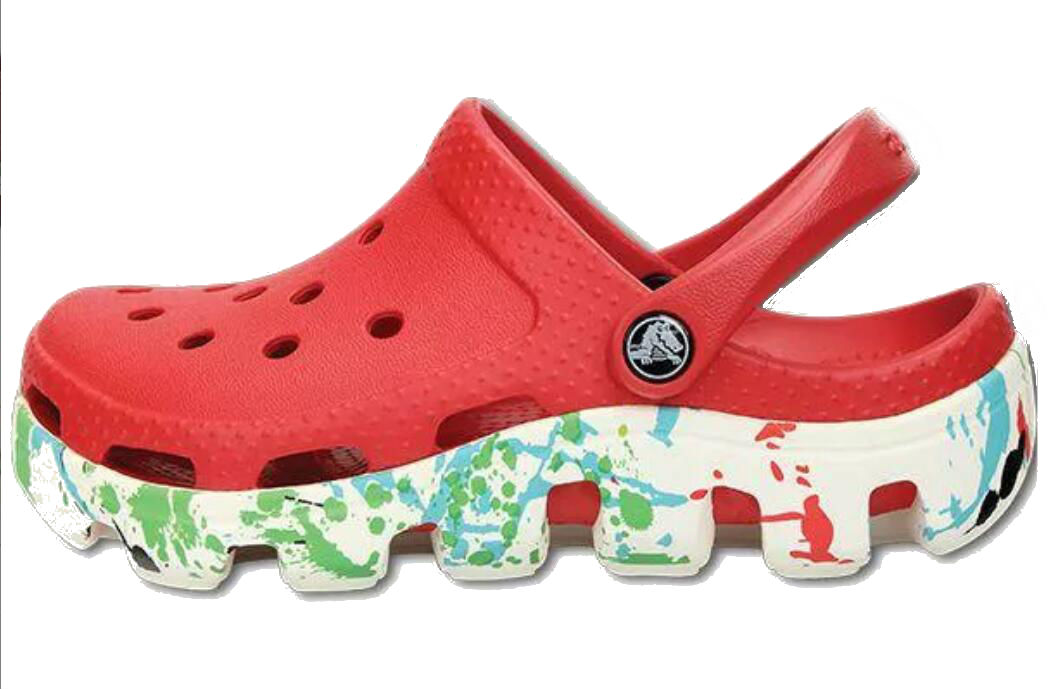 Crocs Unisex Duet Sport Splatter Graphic Clog
