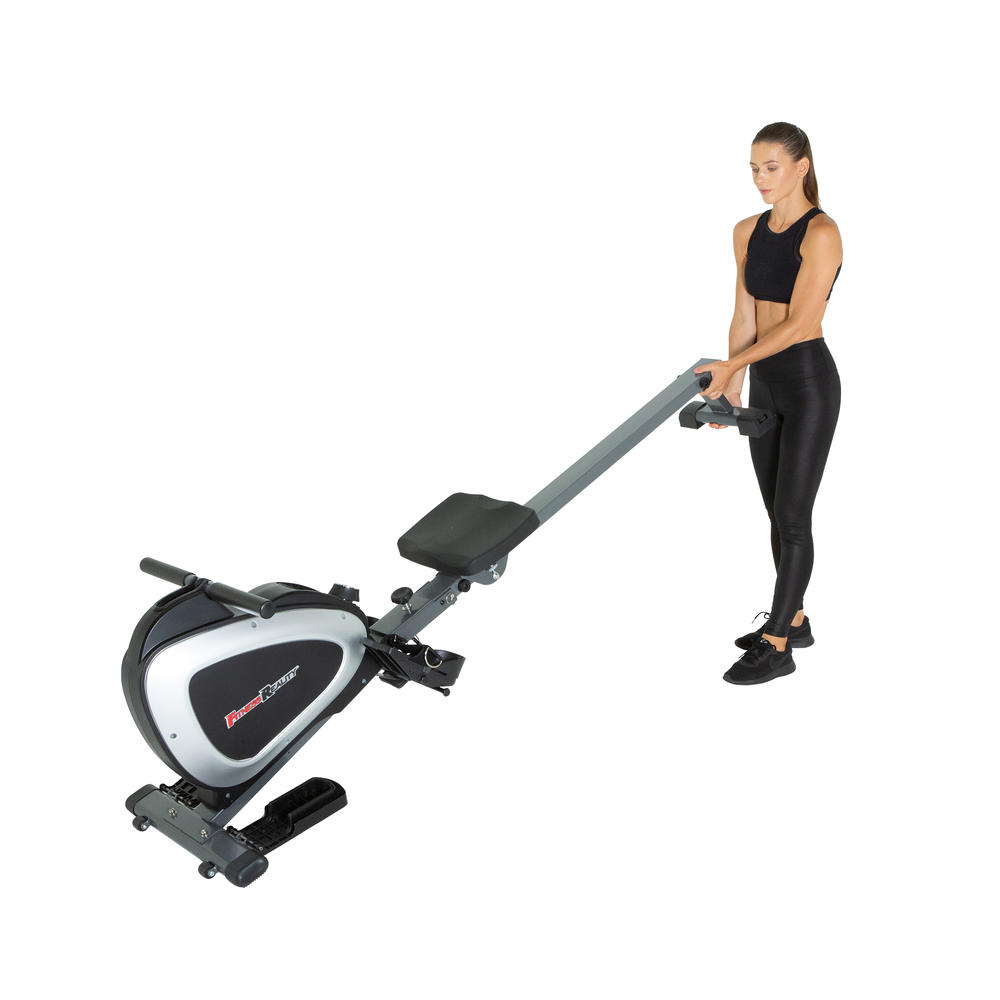 FITNESS REALITY 1000 PLUS Bluetooth Magnetic Rower with Extended ...