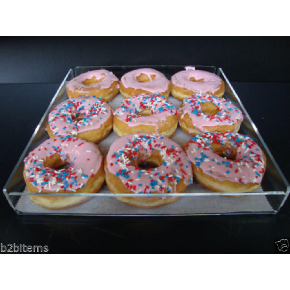 Displays2buy Acrylic Case w/5 trays Pastry Bakery Donut Bagels Cookie