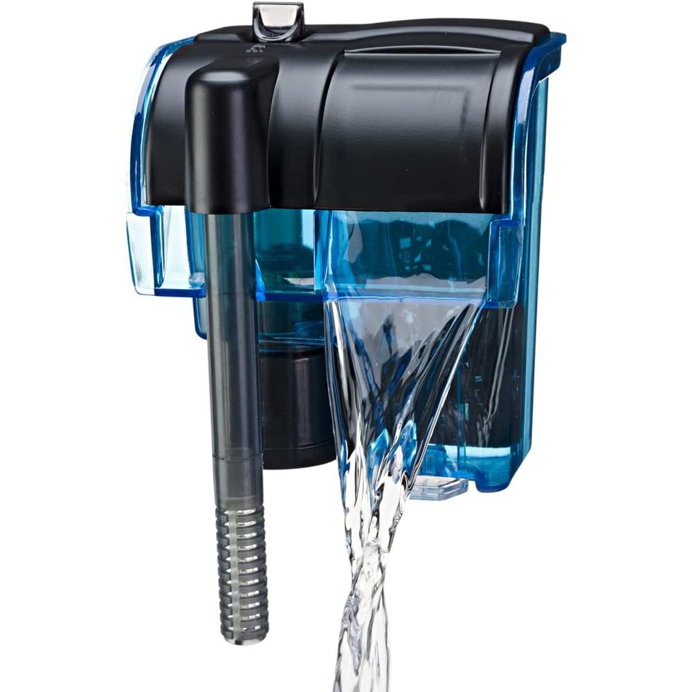 Penn-Plax Water-World Vertex Desktop Nano Aquarium Kit with Multi-Color ...