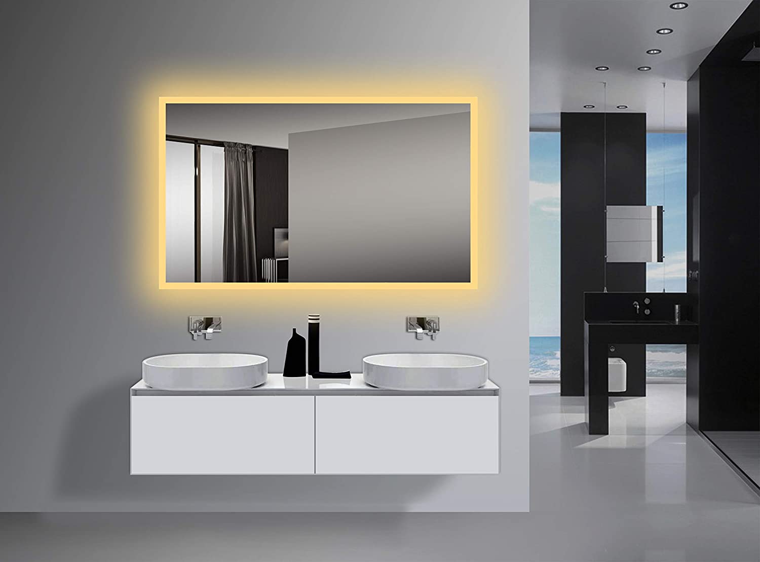 Infrared Bathroom Mirror – Rispa