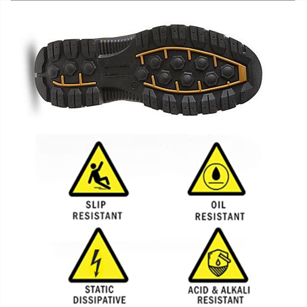 Hardcan Men' Soft Toe Brown Pitstop Leather Boots Construction Slip ...