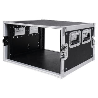 Sound Town 6U PA/DJ Rack/Road Case, 6-Space, with 17” Depth, Plywood ...