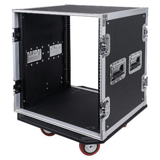 Sound Town 12U PA/DJ Rack/Road Case, 12-Space, with 17” Depth, Casters ...