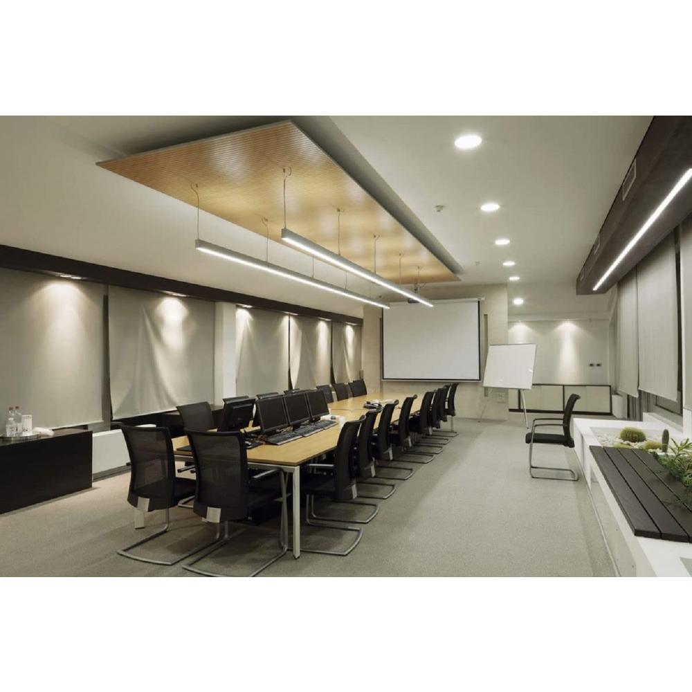 Light Blue USA 4FT LED Linear Pendant Light Fixture, Suspended Light ...