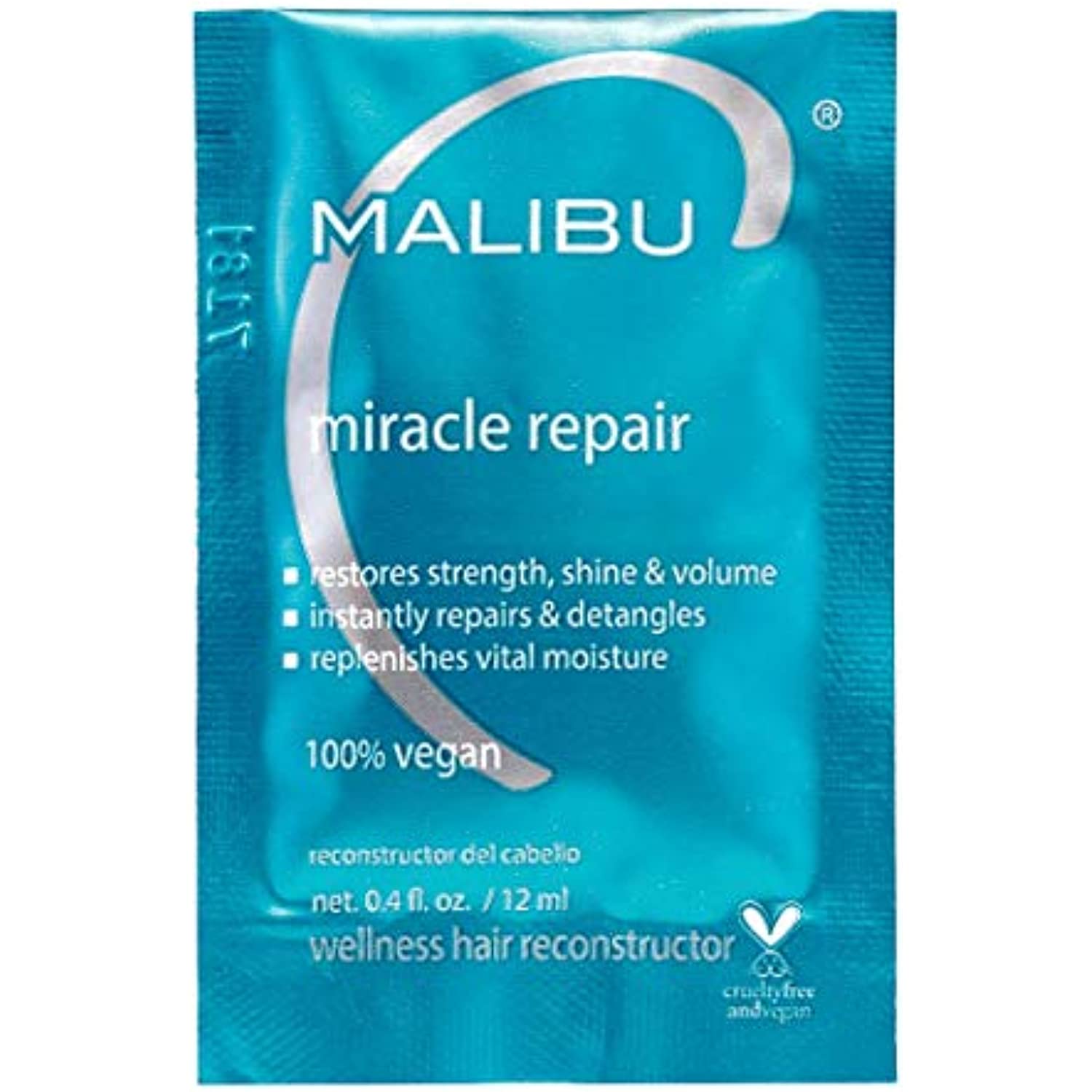 MALIBU C Malibu C Miracle Repair Wellness Hair Reconstructor - 0.4 oz ...
