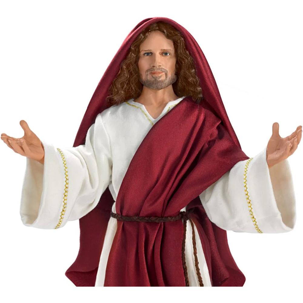 The Ashton-Drake Galleries Jesus Sculpture Inspired by the Footprints ...