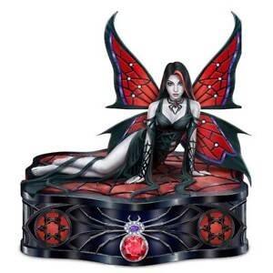 The Hamilton Collection GOTHIC Spider Web Fairy Keepsake SPIDER'S WEB ...