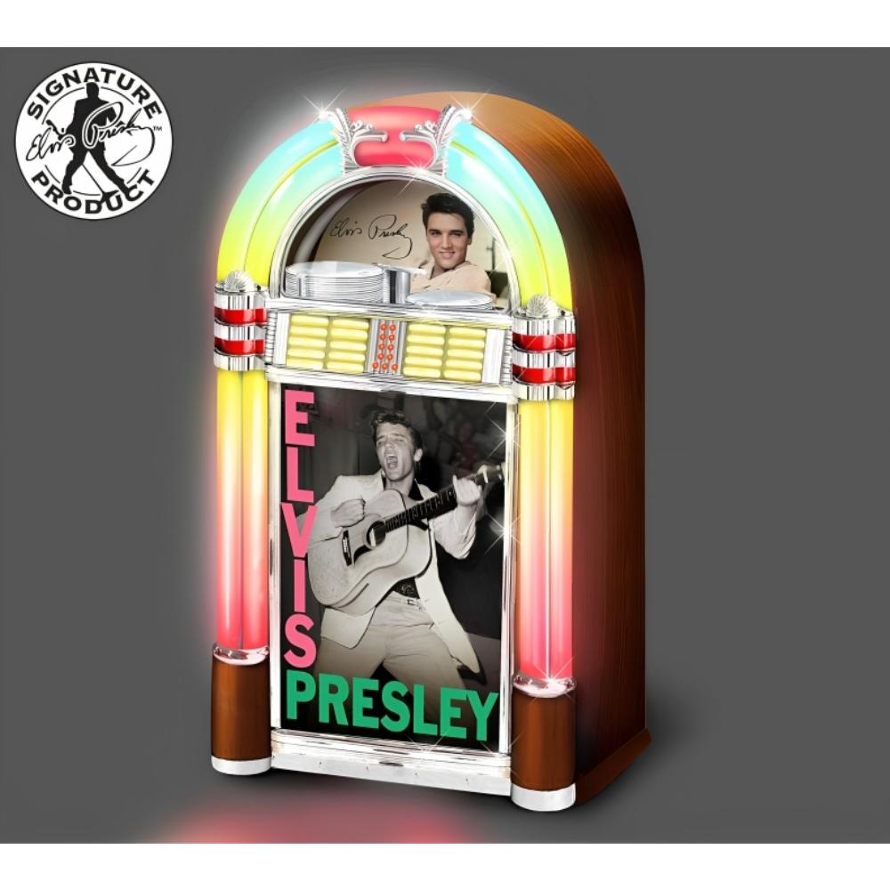 The Bradford Exchange Elvis Presley Jukebox Sculptures from Elvis Retro ...