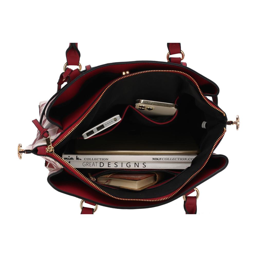 MKF Collection by Mia K Vivian Plaid Pattern Vegan Leather Women’s ...