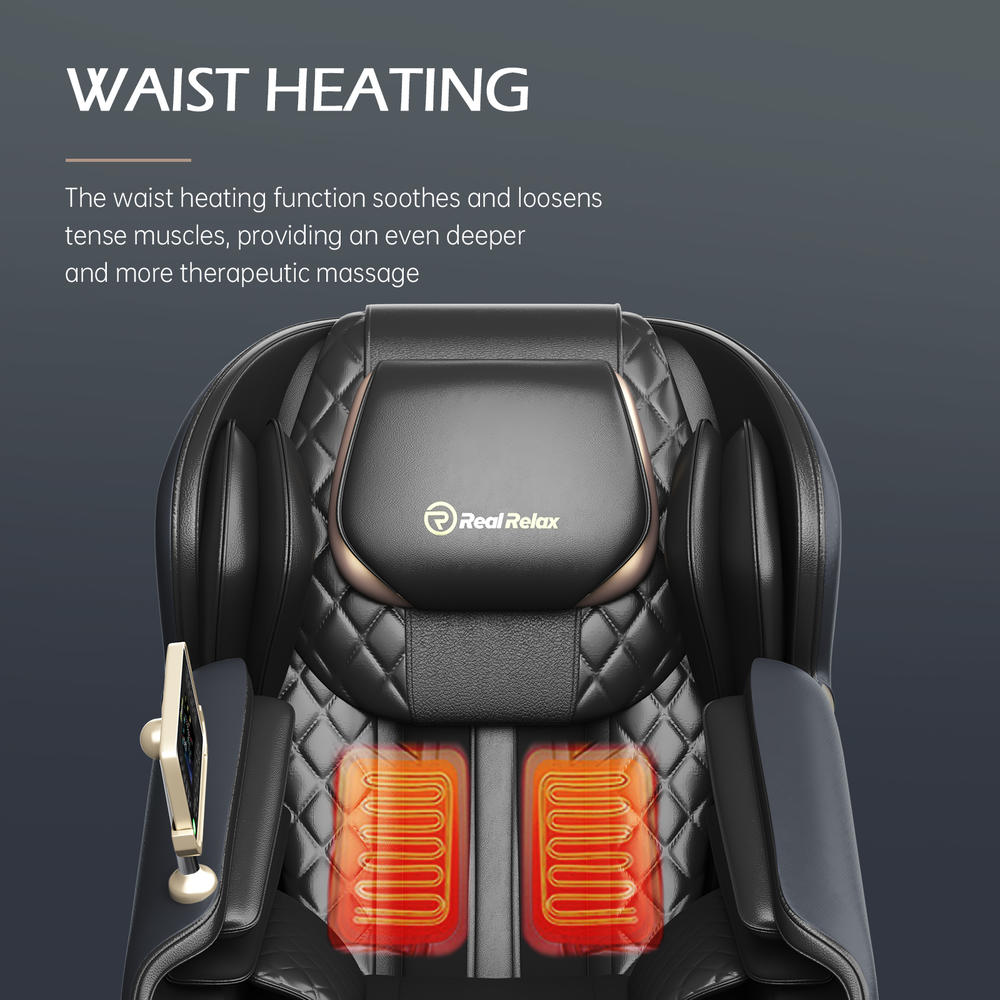 Real Relax Full Body Zero Gravity Massage Chair With Dual Core S Track