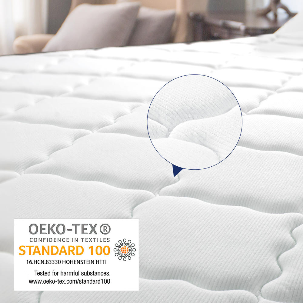 Kescas 12" Hybrid Mattress Memory Foam Pocket Coils - Twin/ Twin XL ...