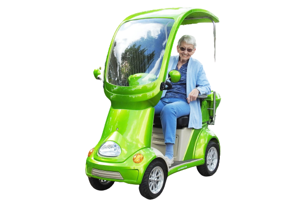 Mobilityscootrike Power-Buggy DX Four- Wheel Electric Golf Scooter with ...