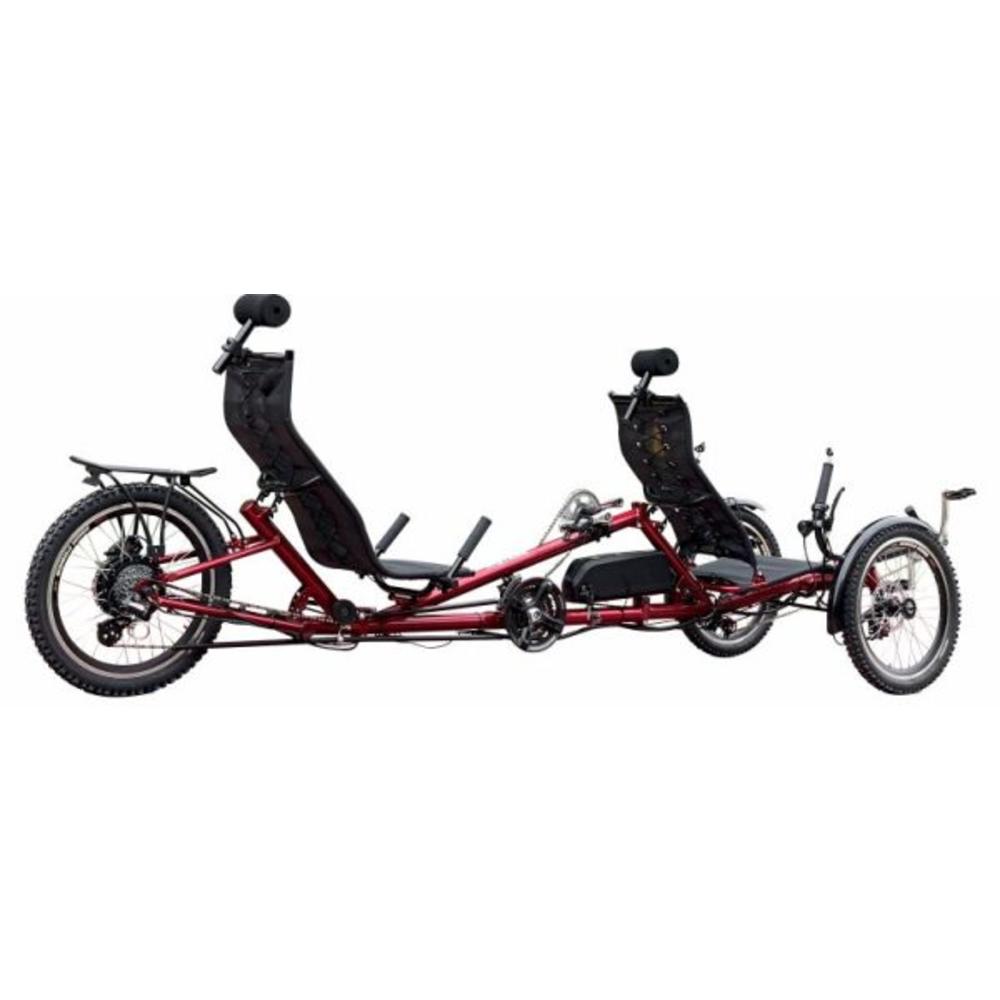 Mobilityscootrike Electric Tandem Recumbent Trike Dual-Seater Joy Ride ...