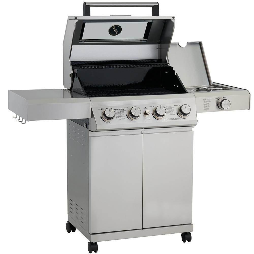 Monument Grills Mesa 400m | Stainless Steel Mini Propane Gas Grill