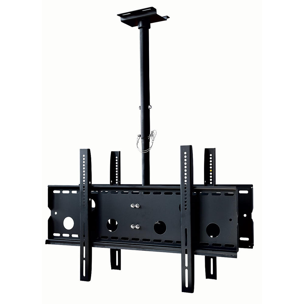 Mount-It! MI-502B, Adjustable, Heavy-Duty Dual Ceiling TV Mount for Two ...