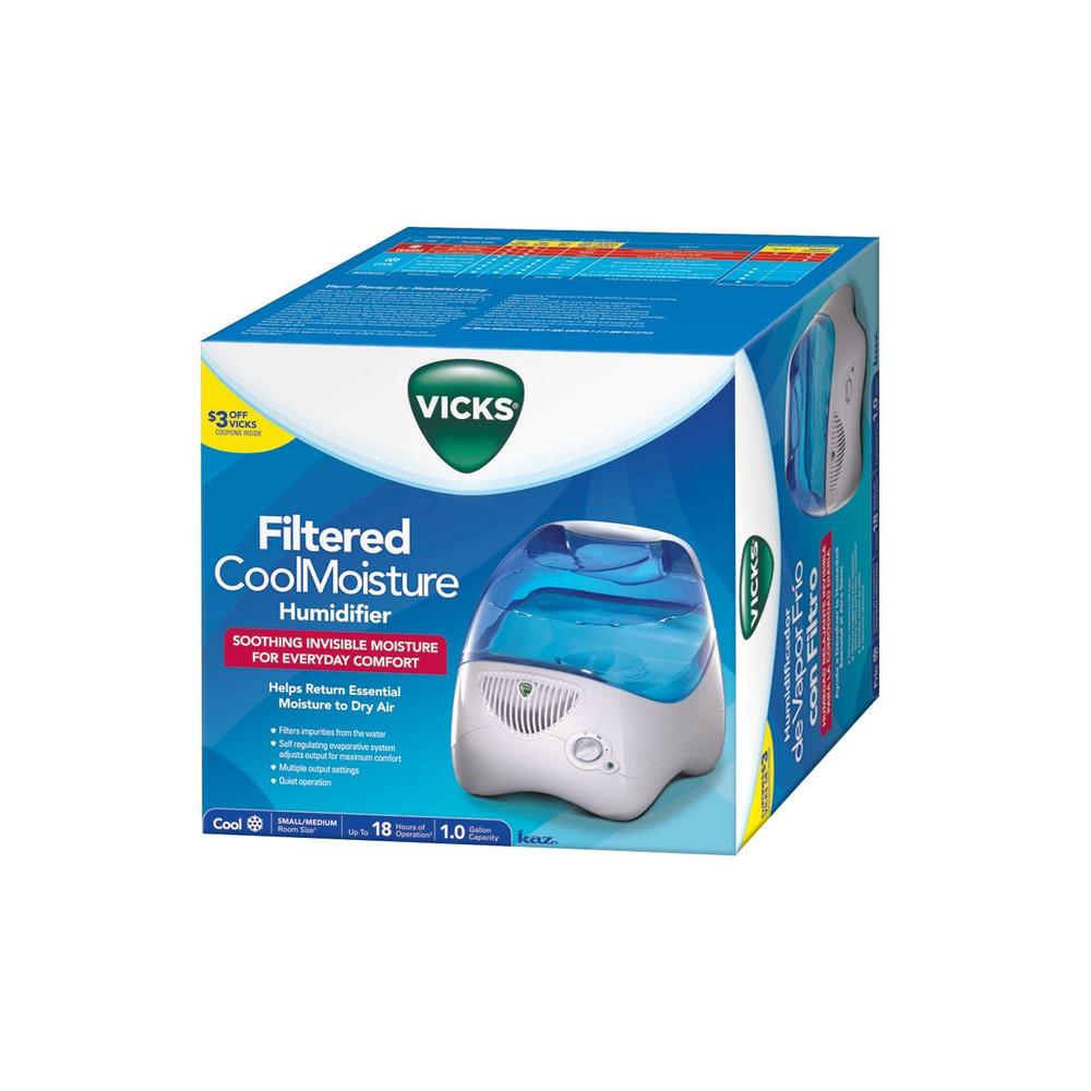 Vicks V3100 Cool Mist Moisture Humidifier Wicking Filter Filters 1 Gallon