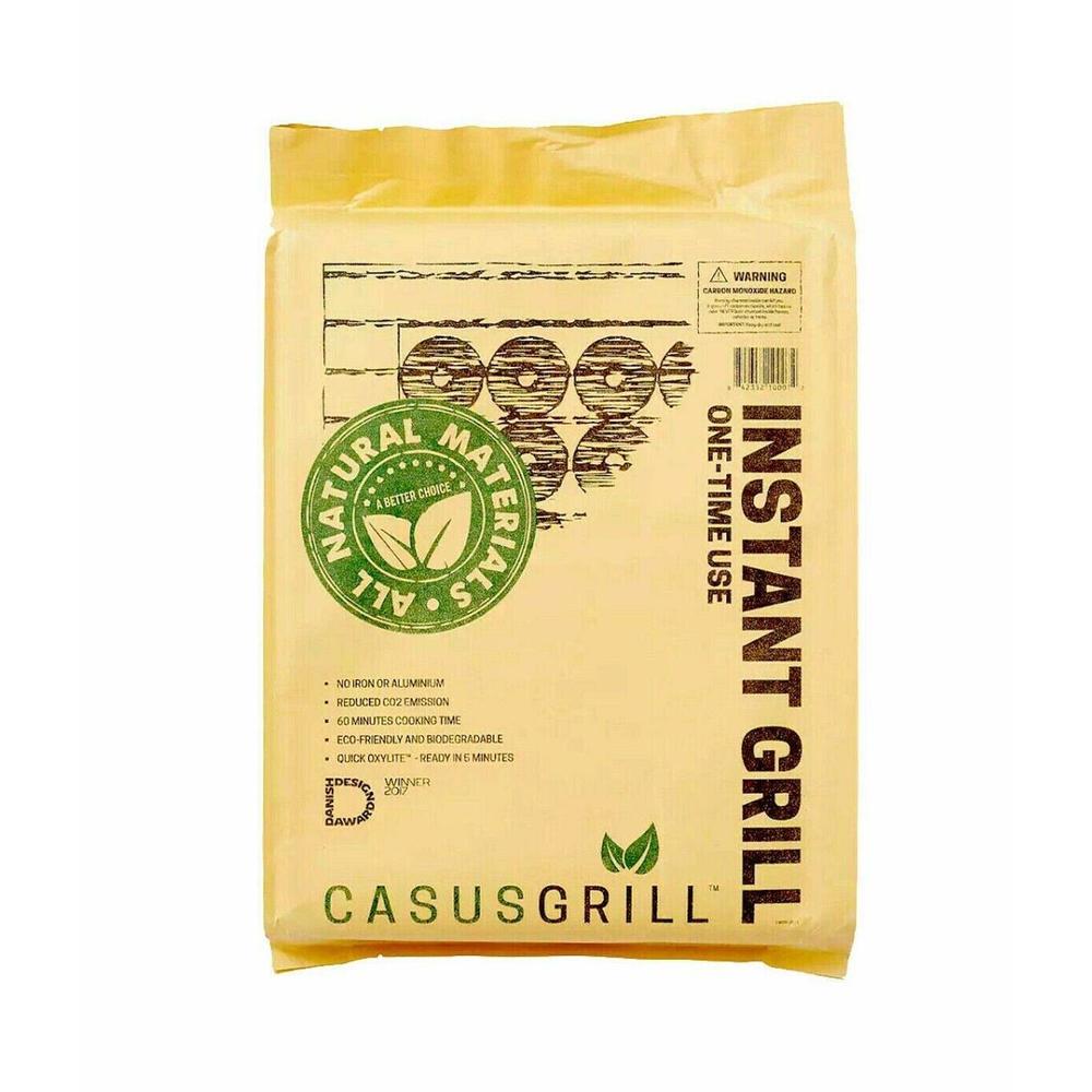 CasusGrill Instant One Hour Eco Friendly Biodegradable and Disposable ...