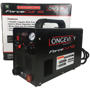 Longevity™ FORCECUT 40D, 40 Amp 110V/220V Full Pilot Arc Plasma Cutter