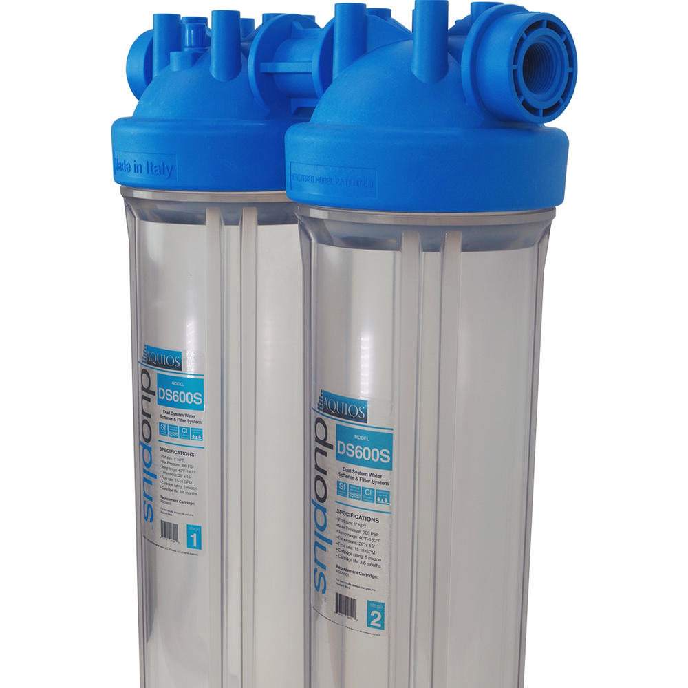 Aquios® DuoPlus™ DS600 Salt Free Water Softener & Filter System