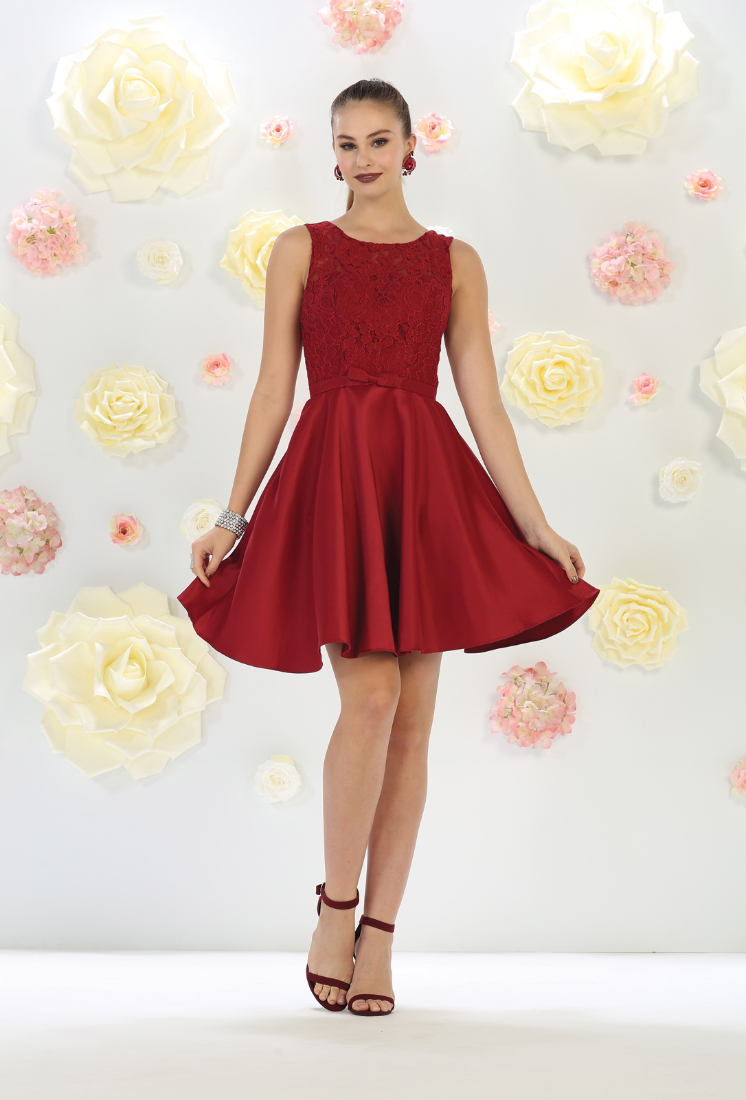 Designer SEXY SEE THROUGH MIDRIFF SHORT PROM DRESS RUFFLED LAYERED ...