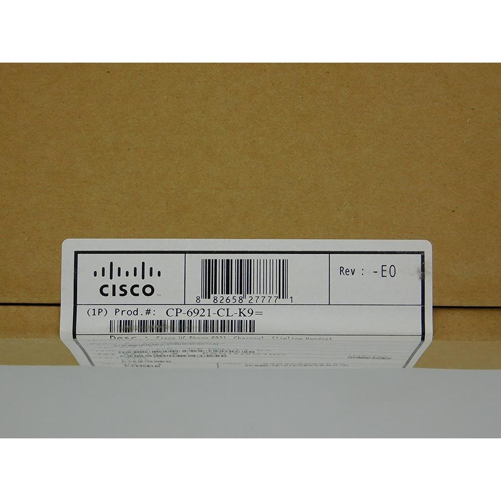 Cisco 6921 Unified IP Phone CP-6921-CL-K9= POE, Power Supply Not ...