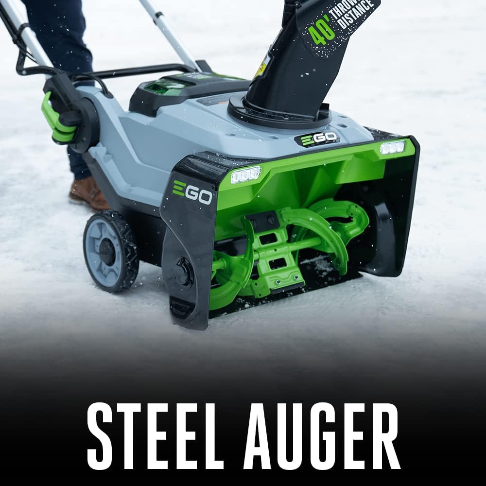 Ego SNT2110 Ego Snow Blower: Snow Blower, 21 in Clearing Path, 8 1/2 in Auger Dia, 13 in Inlet ...