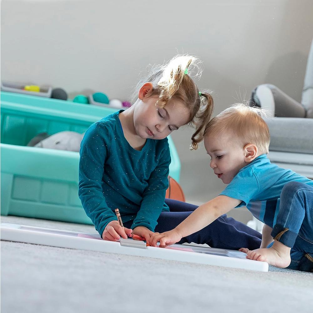 Step 2 Step2 2-in-1 Toy Box & Art Lid | Plastic Toy & Art Storage Container