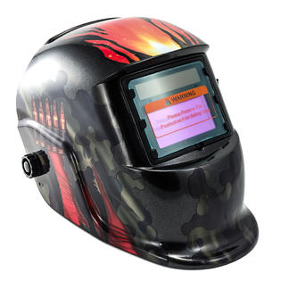 iMeshbean Welding Hood Helmet Solar Auto Darkening Powered Mask ANSI ...