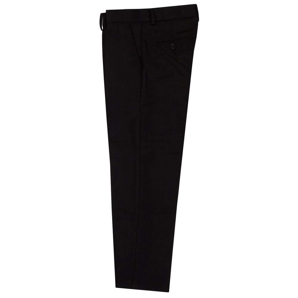 Fouger Boys Black Slim Fit Dress Pant