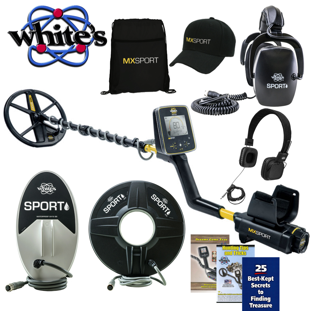 White's Electronics Whites MX Sport Waterproof Metal Detector with 3 ...