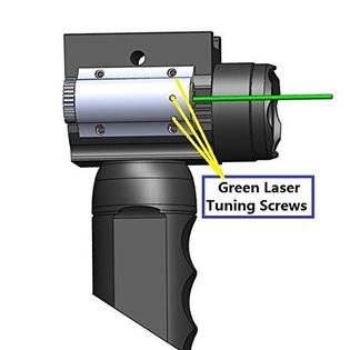 Hilight HiLight TGL20 Vertical Foregrip 800lm Rifle FlashLight & Green ...