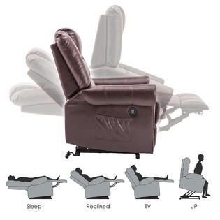MCombo Electric Power Lift Recliner Chair Dual Motor Infinite Position ...