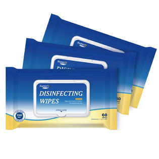 Superfy Hand Sanitizer Wipes Alcohol-Free wet antibacterial wipe, 60 ct ...