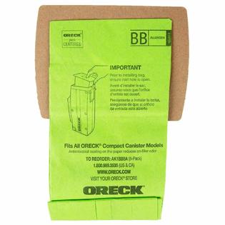 Genuine Oreck XL Buster B Canister Vacuum Bags PKBB12DW Housekeeper Bag ...