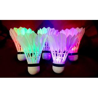 WFG LED Badminton Set Shuttlecock Dark Night Glow Birdies Lighting for ...