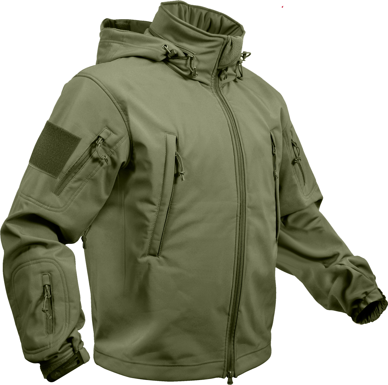Rothco Olive Drab Special Operations Tactical Military Soft Shell Jacket