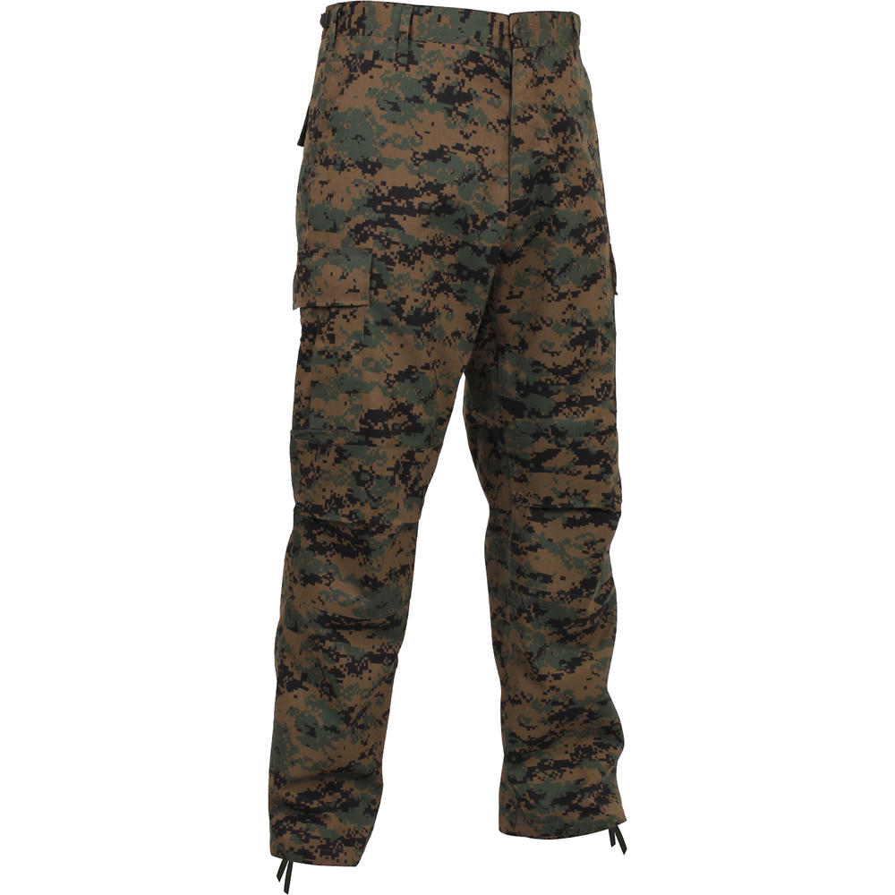 Rothco Woodland Digital Camouflage Military Cargo BDU Fatigue Pants