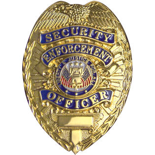 Rothco 1916 Gold Deluxe Security Enforcement Officer Badge