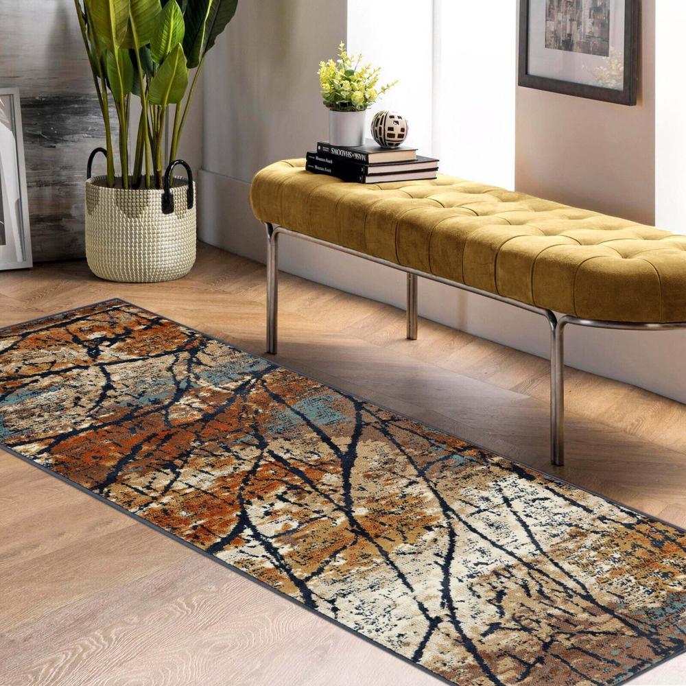 Blue Nile Mills Fifi Modern Abstract Distressed Cracks Indoor Carpet ...